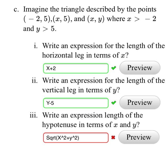 Solved Imagine the triangle described by the points | Chegg.com