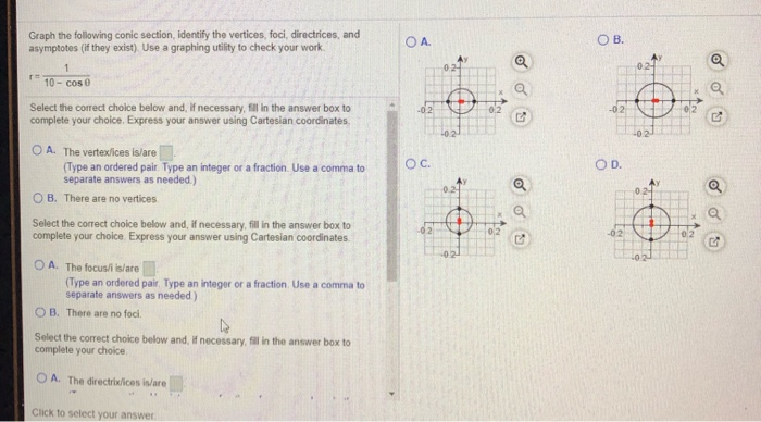 Solved Graph the following conic section, identify the | Chegg.com