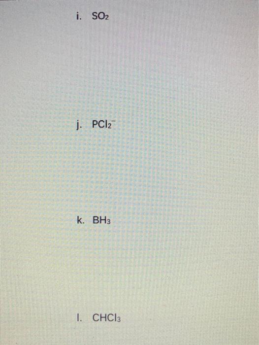 Solved 1. Draw the Lewis structure for each compound below. | Chegg.com