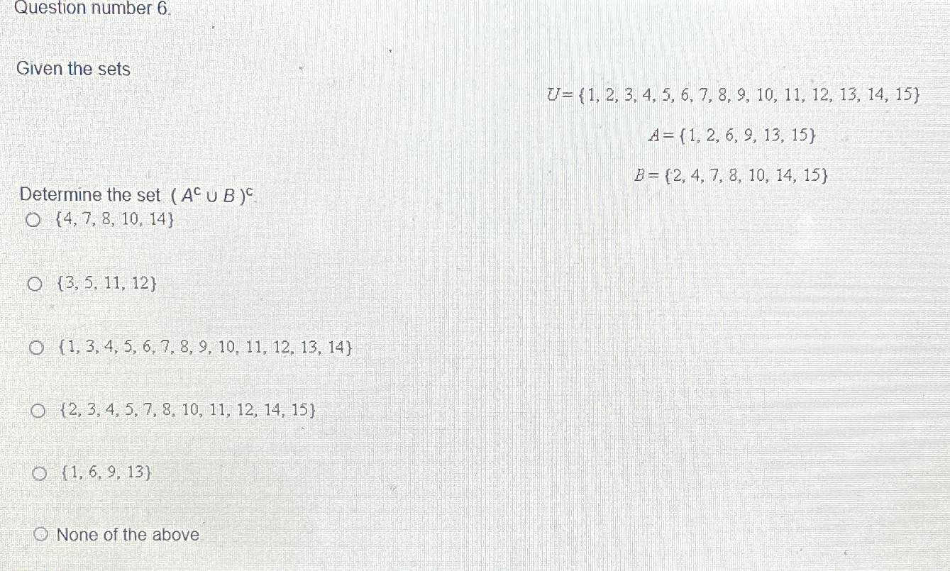 Solved Question number 6.Given the | Chegg.com