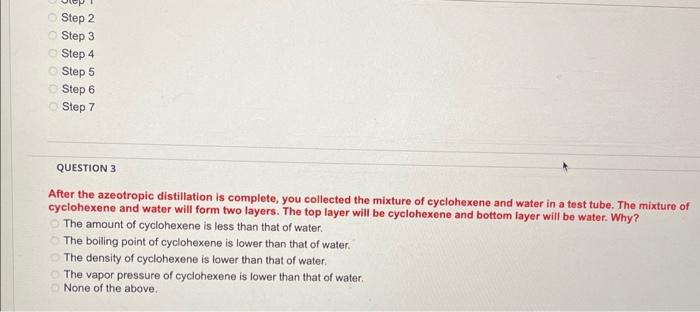 Match each procedure of E1 experiment to its order. | Chegg.com