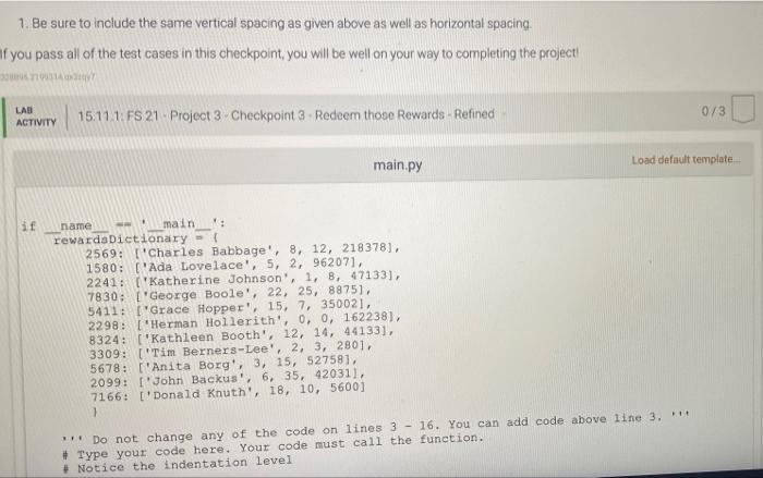 Solved Assuming that you already have code that will ask for | Chegg.com