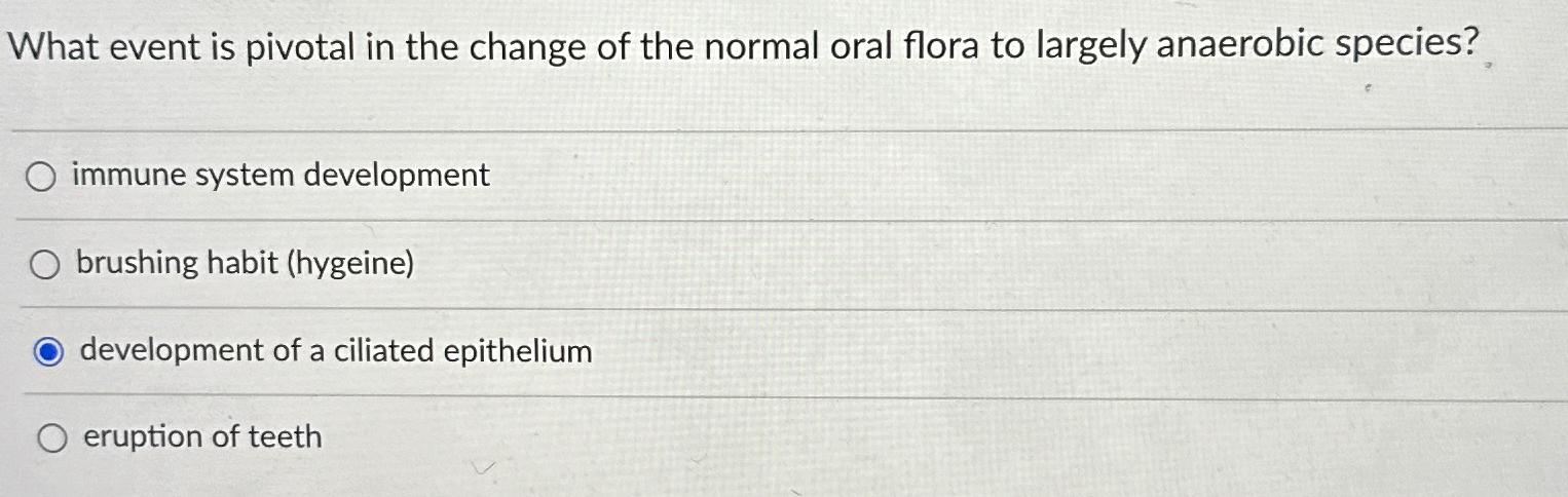 Solved What event is pivotal in the change of the normal | Chegg.com