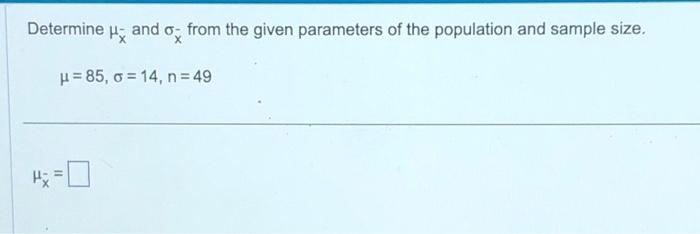 Solved Determine Hx and o- from the given parameters of the | Chegg.com