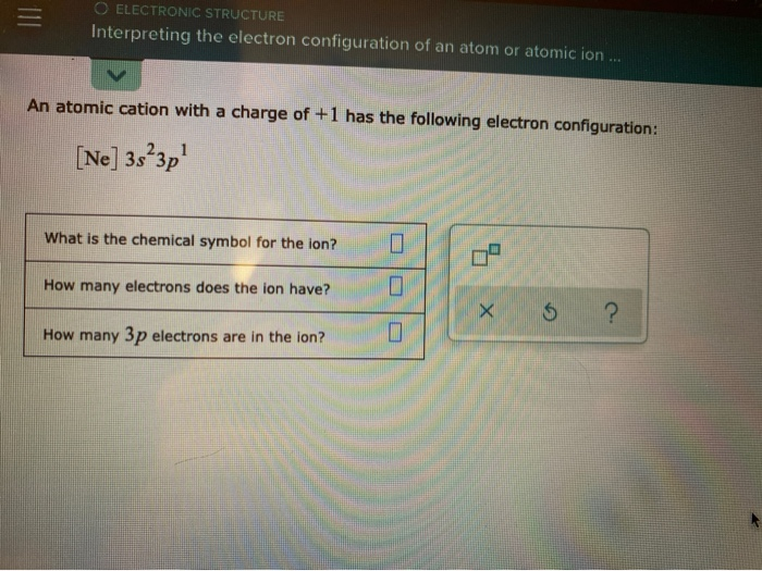 Solved O ELECTRONIC STRUCTURE Interpreting the electron | Chegg.com