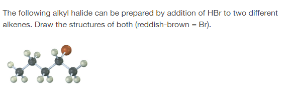 Solved The following alkyl halide can be prepared by | Chegg.com