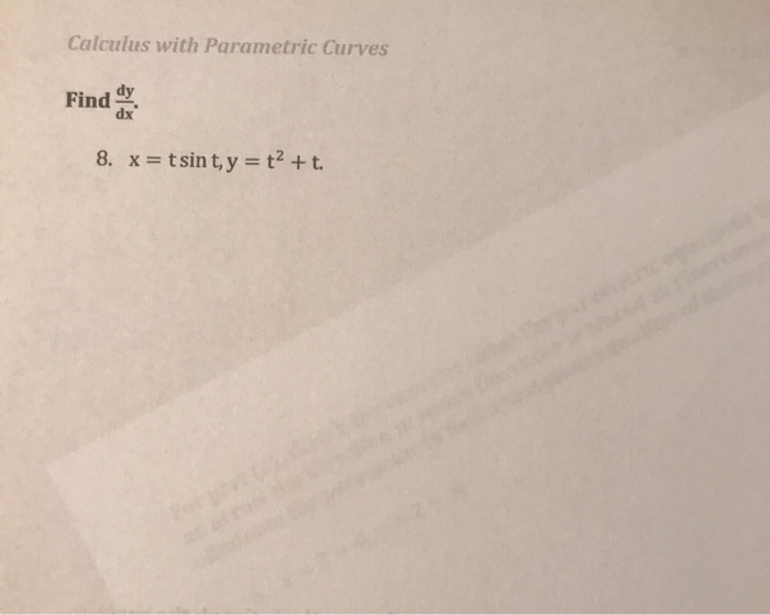 Solved Parametric Equations Sketch the curve by using the | Chegg.com Solved Parametric Equations Sketch the curve by using the | Chegg.com