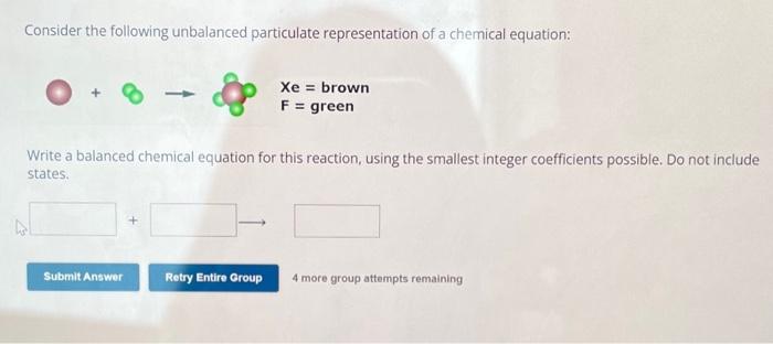 Solved Consider the following unbalanced particulate | Chegg.com