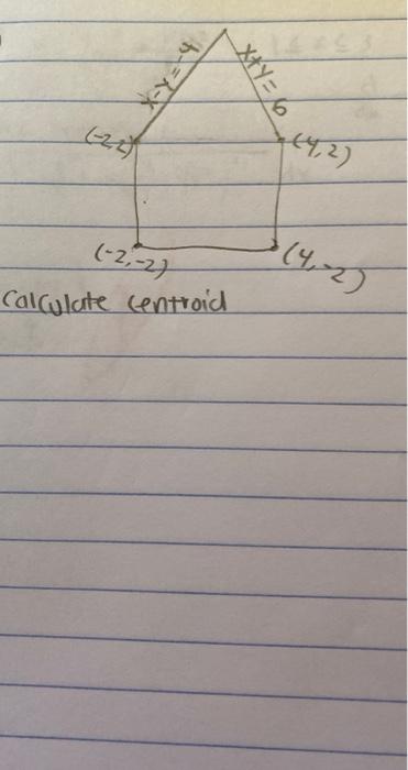Solved CalCulate centroid | Chegg.com