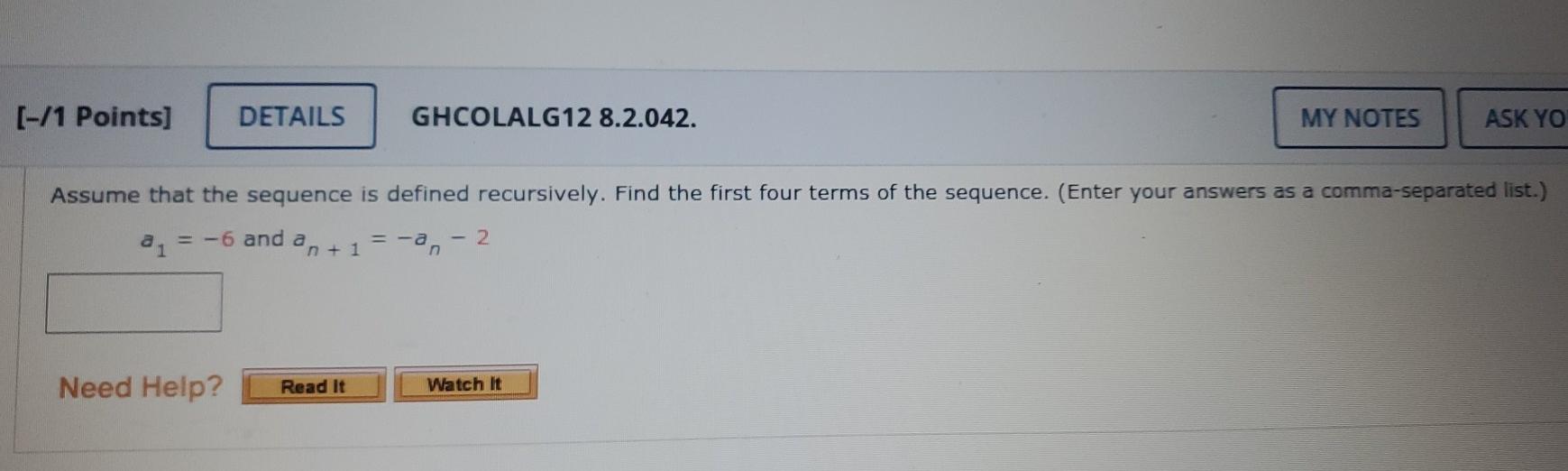 Solved Assume that the sequence is defined recursively. Fir | Chegg.com
