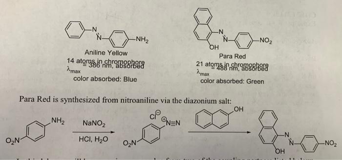 Solved 1. Using Para Red as a reference, what would the | Chegg.com