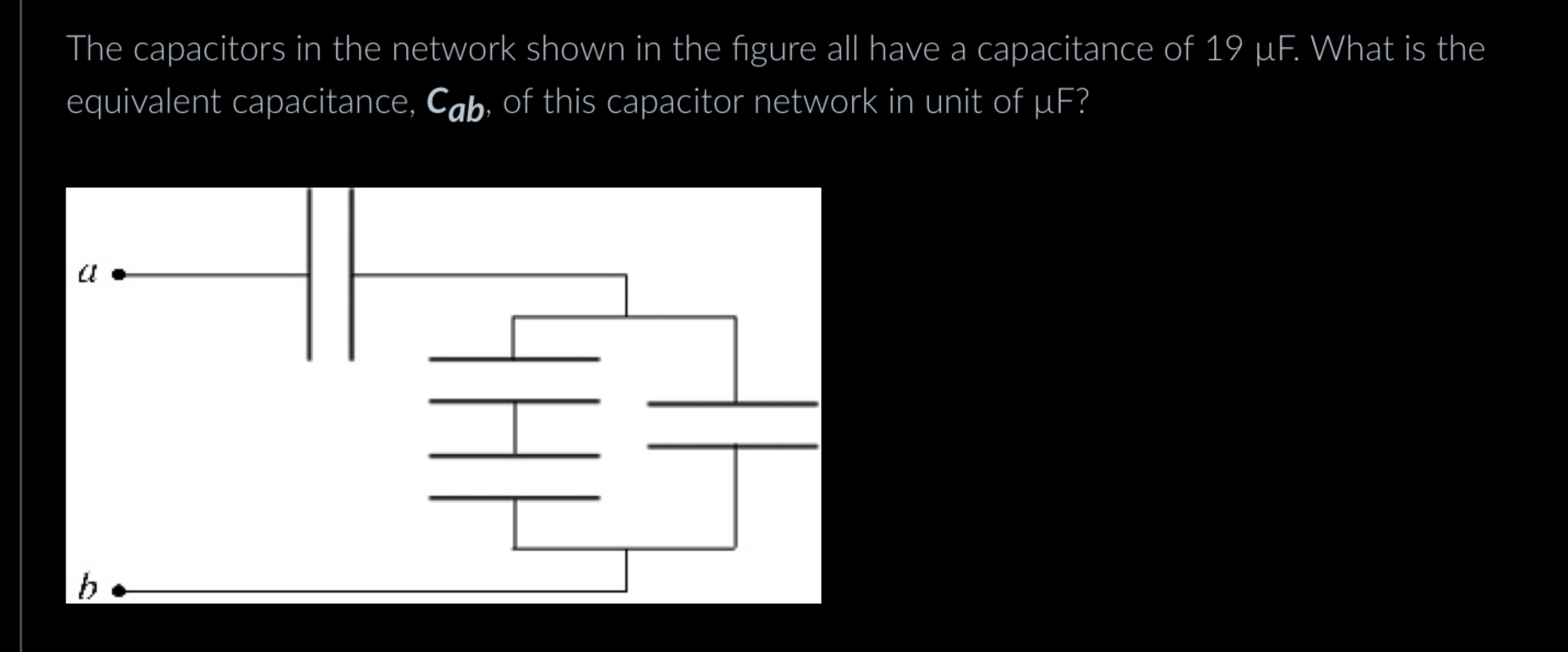 Solved The capacitors in the network shown in the figure all | Chegg.com