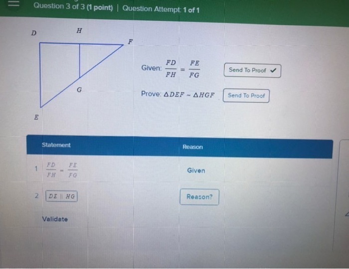 Solved = Question 3 of 3 (1 point) | Question Attempt: 1 of | Chegg.com