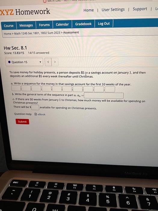 Solved XYZ Homework Course Messages Forums Calendar Home > | Chegg.com