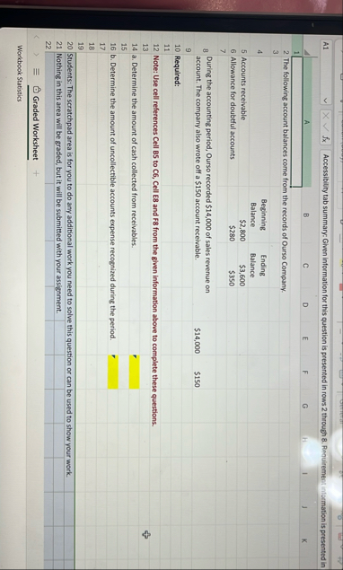 [Solved]: 2 IE Exercise 7-3A (Static) Analyzing account bala