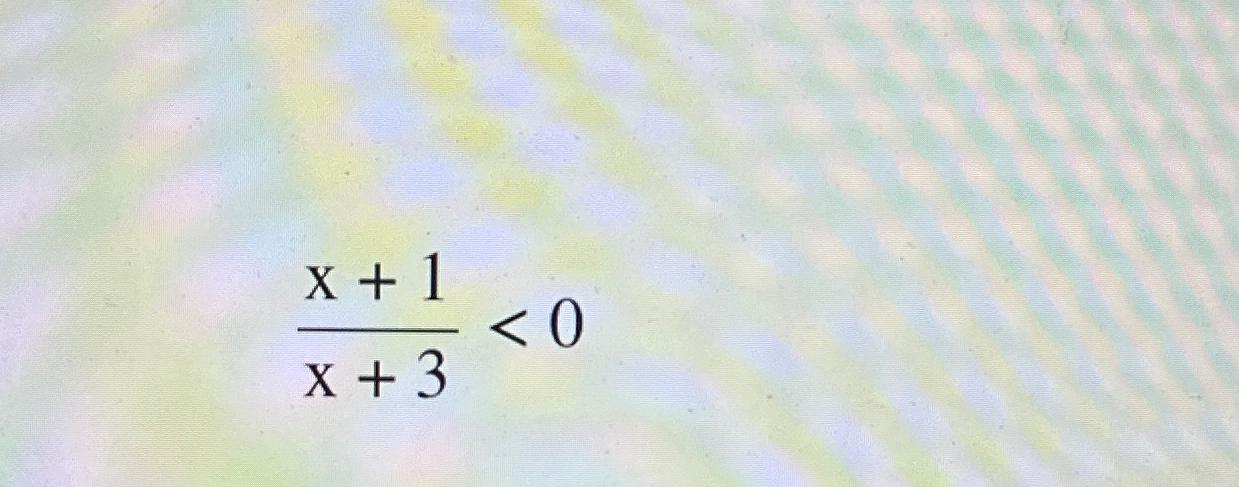 Solved x+1x+3
