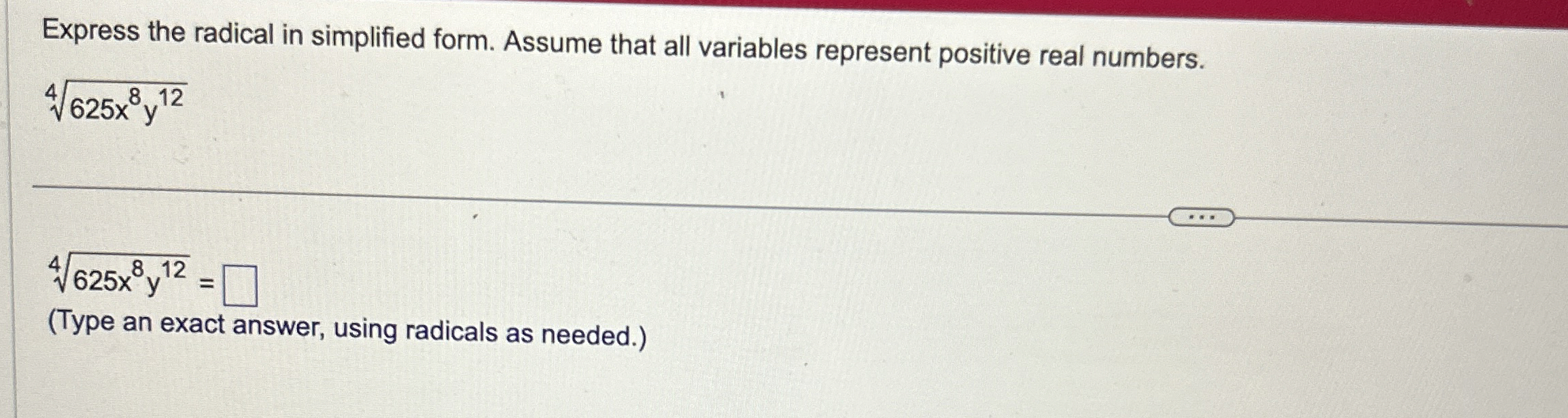 Solved Express the radical in simplified form. Assume that | Chegg.com