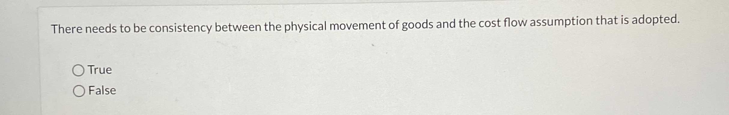 Solved There needs to be consistency between the physical | Chegg.com