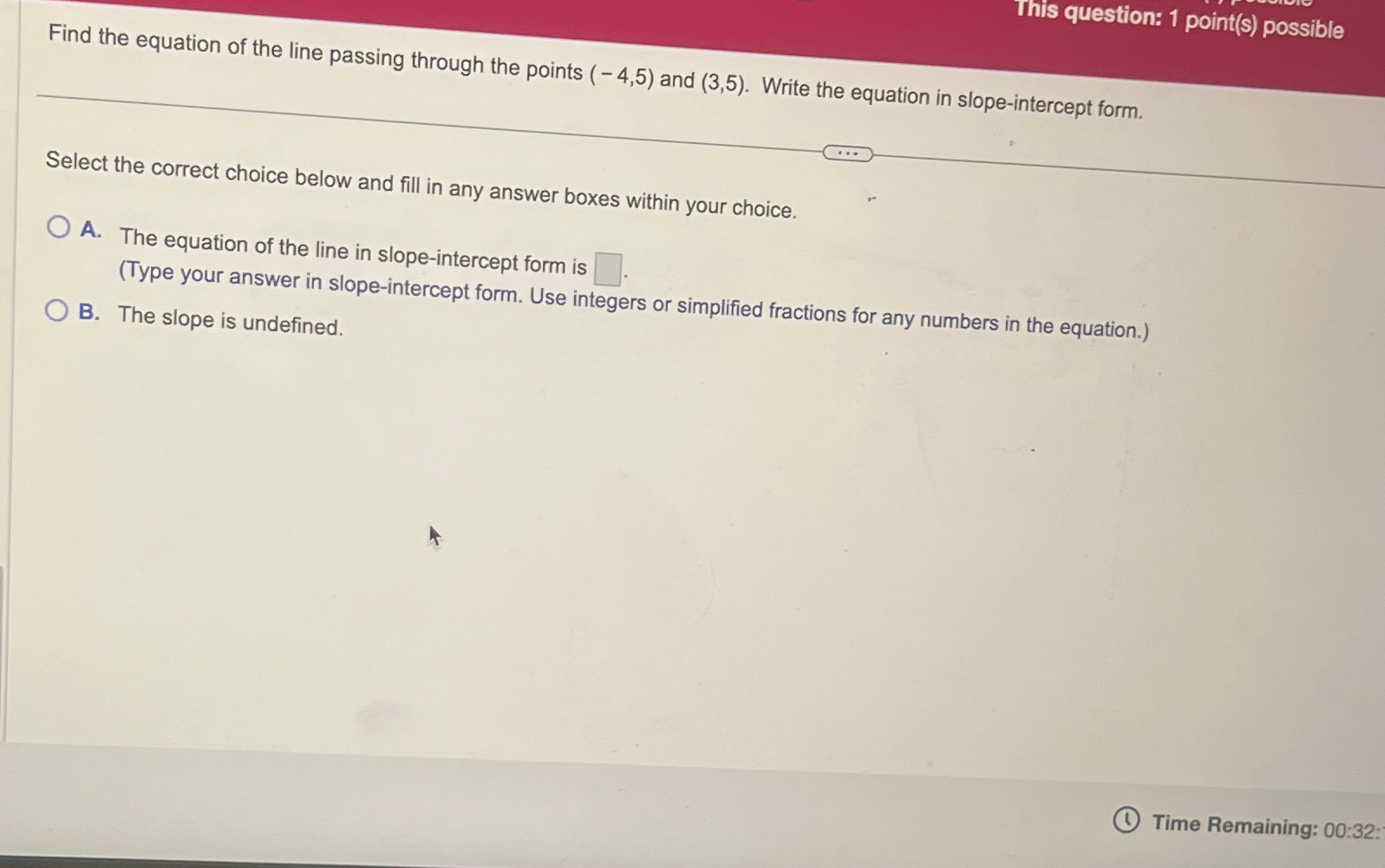 Solved This question: 1 ﻿point(s) ﻿possibleFind the equation | Chegg.com