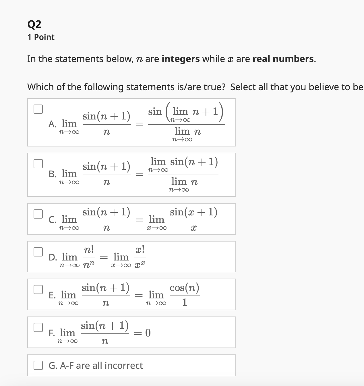 Solved Q21 ﻿PointIn ﻿the statements below, n ﻿are integers | Chegg.com