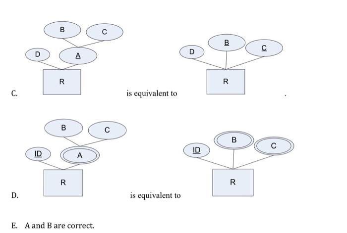 Solved 1. Choose CORRECT answers E. A and B are correct. | Chegg.com