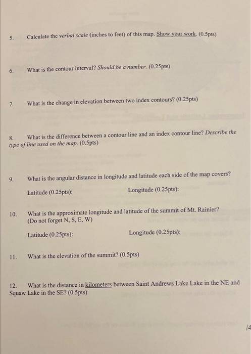 Solved Interpreting Latitude and Longitude 1. What is the | Chegg.com