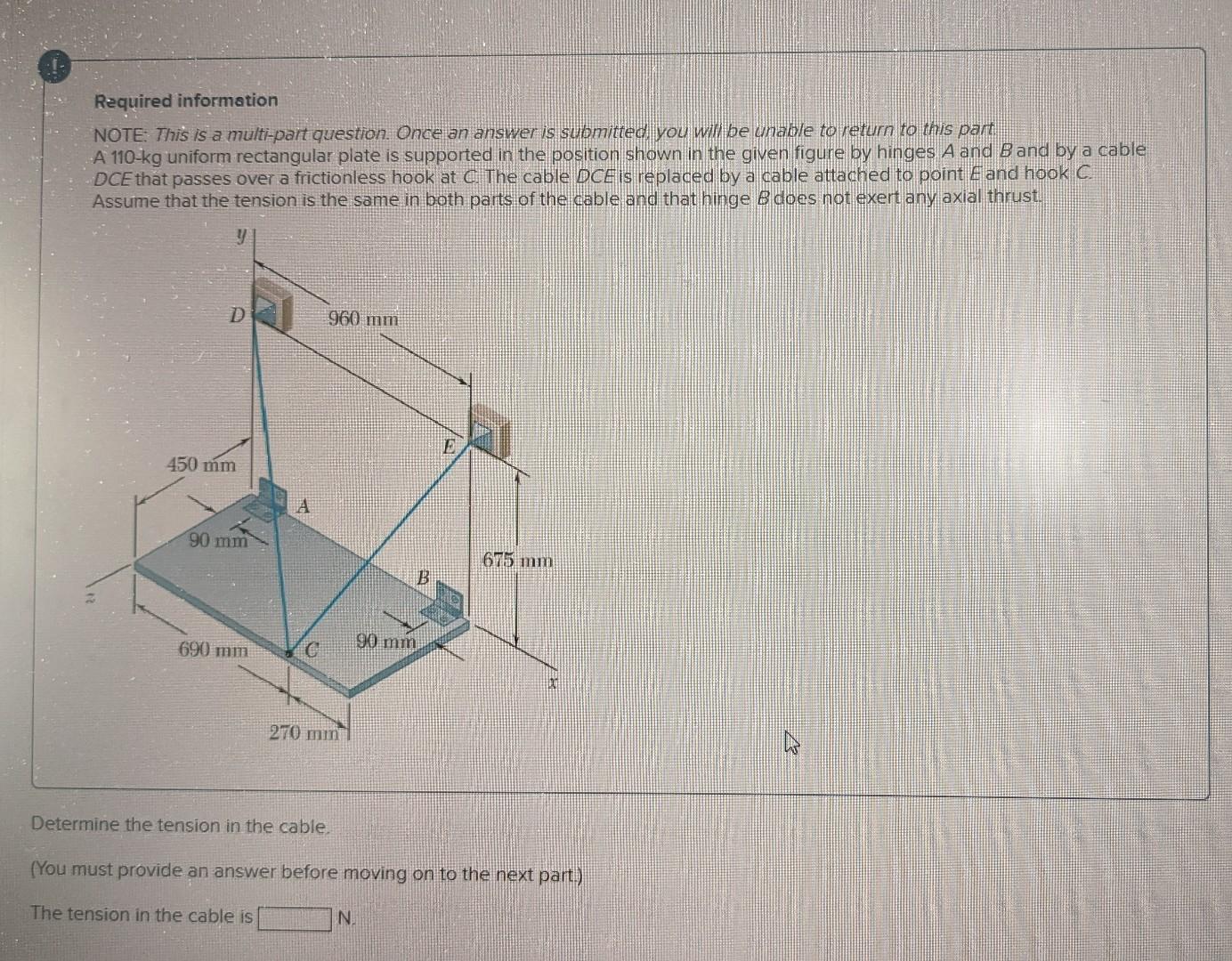 Solved Required information NOTE: This is a multi-part | Chegg.com