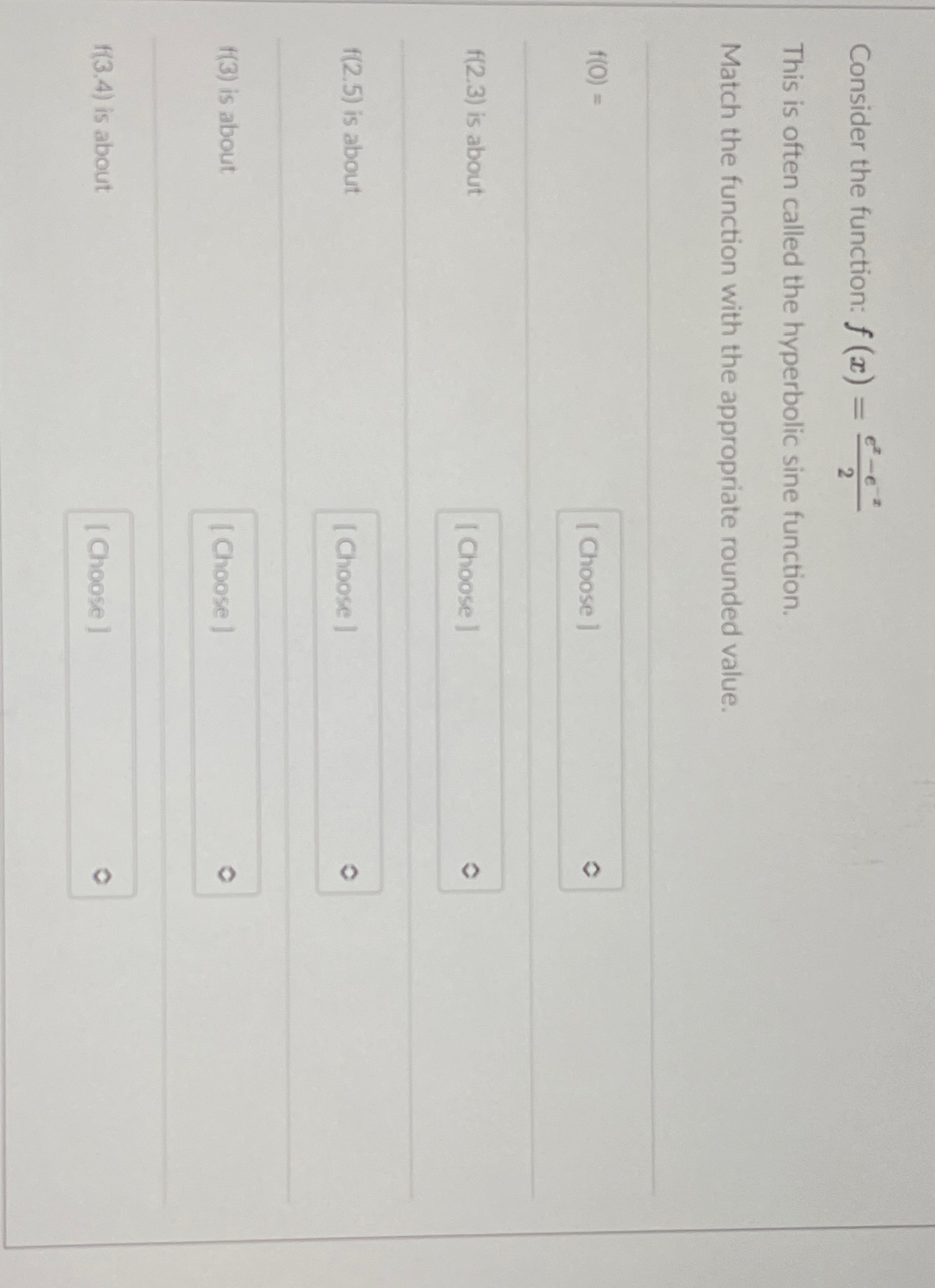 Solved Consider The Function F X Ex E X2this Is Often
