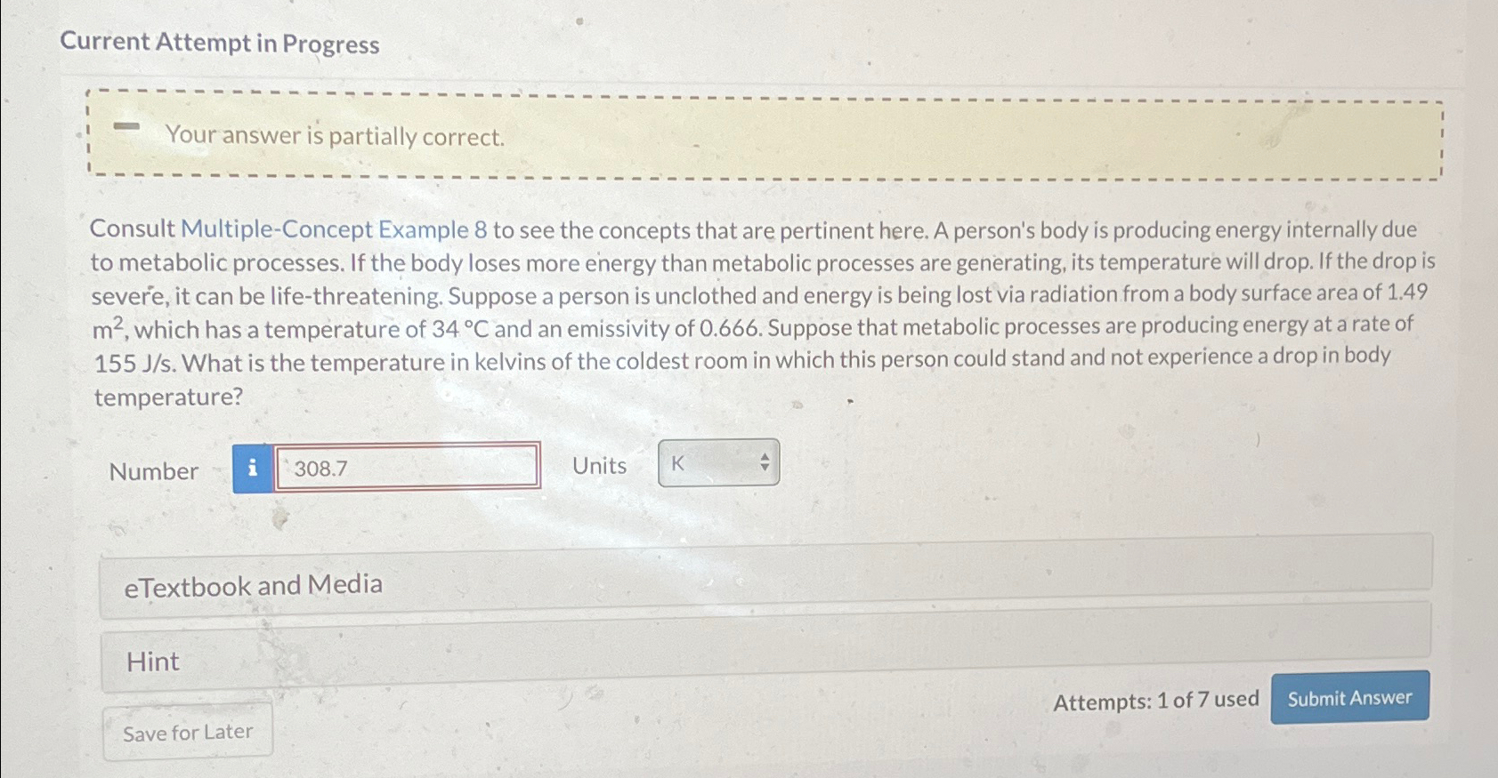 Solved Current Attempt in ProgressYour answer is partially | Chegg.com
