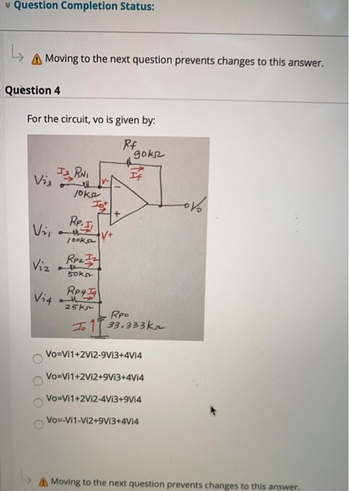 Solved Question Completion Status: L) A Moving to the next | Chegg.com