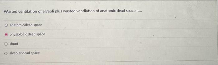 A patient has a normal alveolar PO2=100mmHg and | Chegg.com