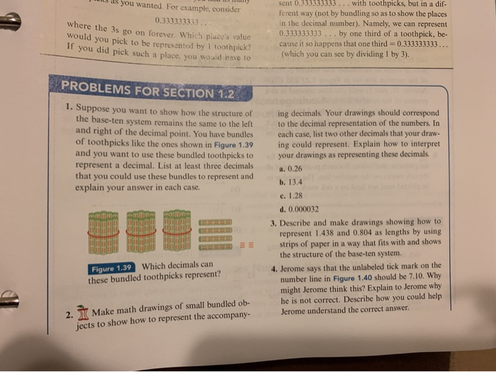 Solved 12 Chapter 1 Numbers and the Base Ten System PROBLEMS | Chegg.com