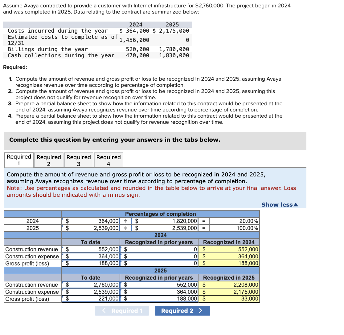 Solved Assume Avaya contracted to provide a customer with | Chegg.com