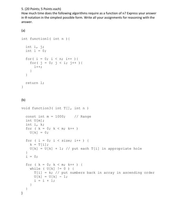 Solved 5. (20 Points; 5 Points each) How much time does the | Chegg.com Solved 5. (20 Points; 5 Points each) How much time does the | Chegg.com