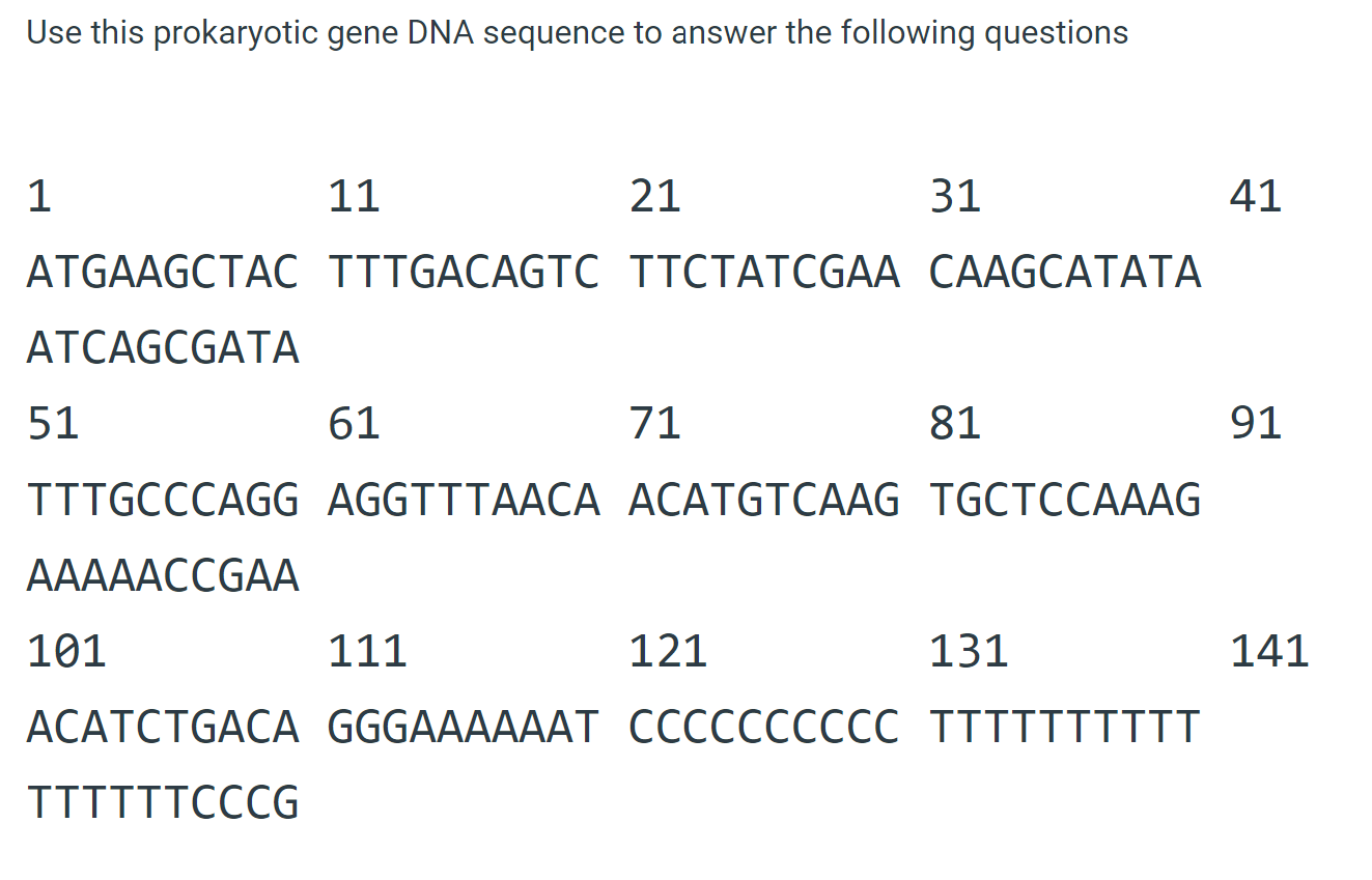 Solved Select the corresponding sequence from the sequence | Chegg.com
