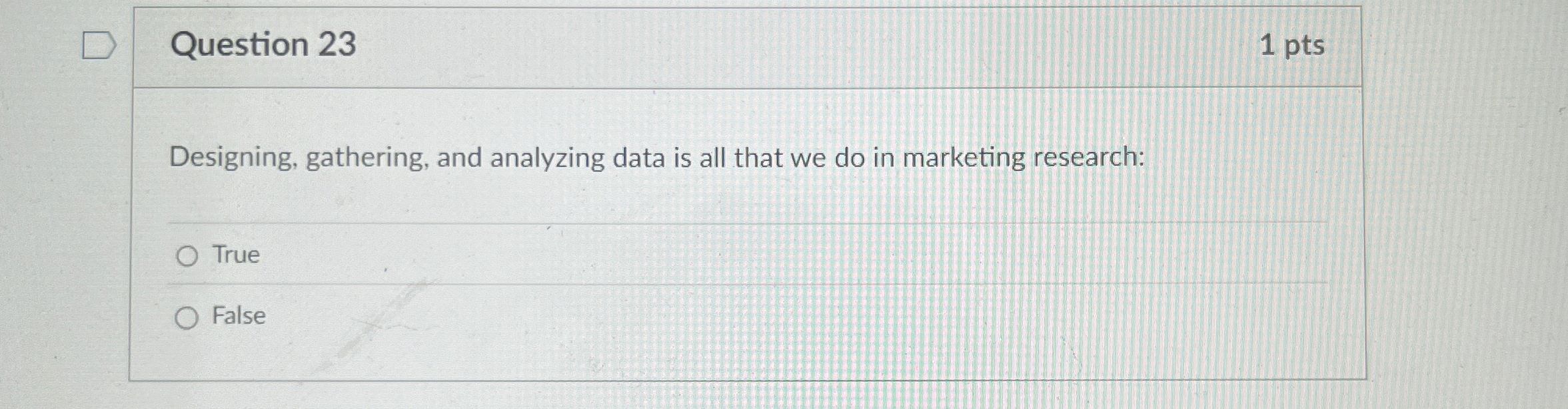 Solved Question 23Designing, gathering, and analyzing data | Chegg.com