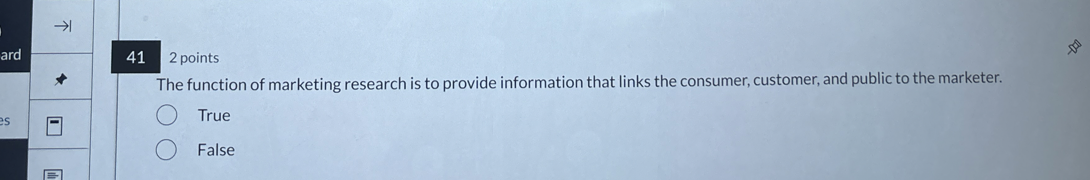 Solved 412 ﻿pointsThe function of marketing research is to | Chegg.com