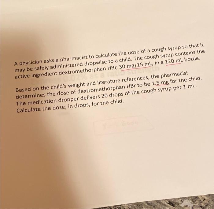 Solved * The adult dose of a drug is 300 mg divided into 3 | Chegg.com