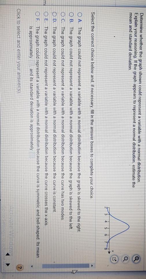 Solved Determine whether the graph shown could represent a | Chegg.com