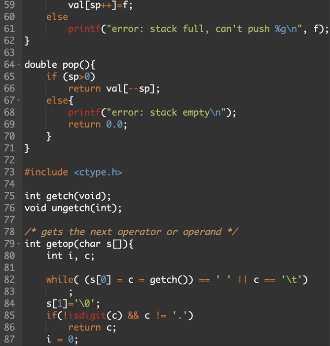 Solved Q) Separate this into separate header and code files, | Chegg.com