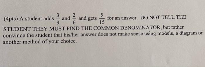 Solved (4pts) A student adds 93 and 62 and gets 155 for an | Chegg.com