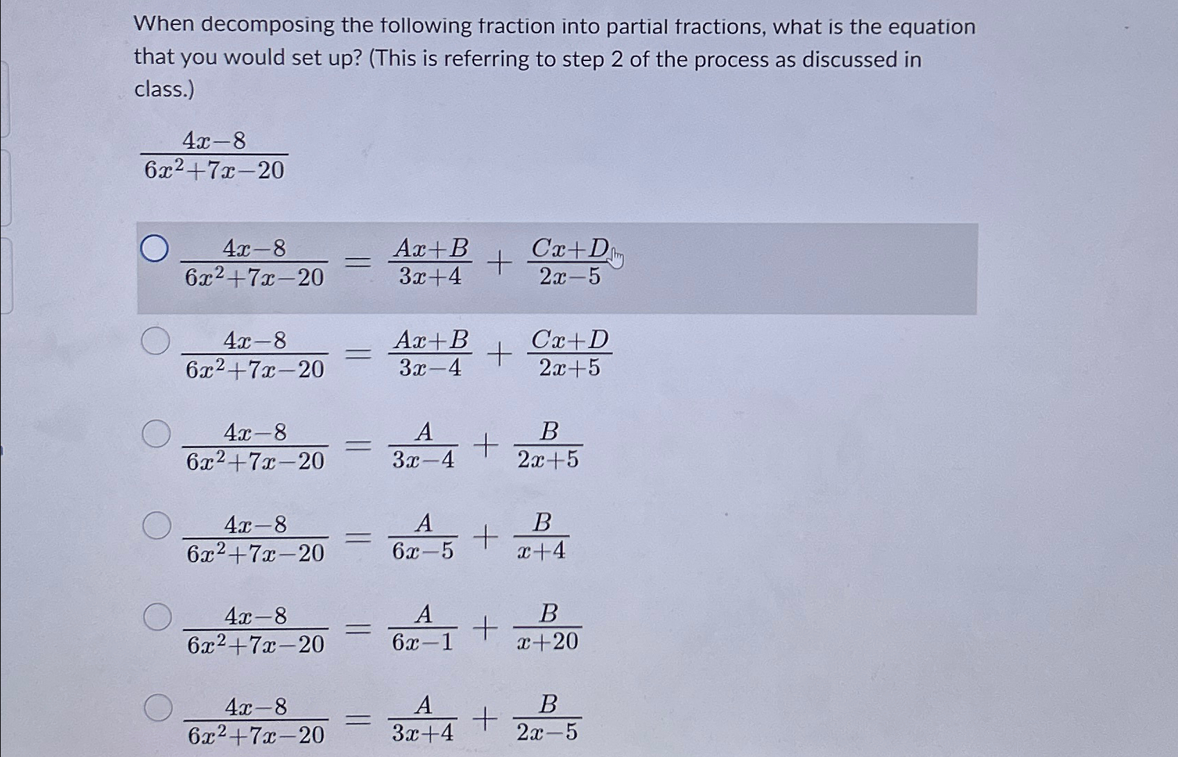 Solved When decomposing the following traction into partial | Chegg.com