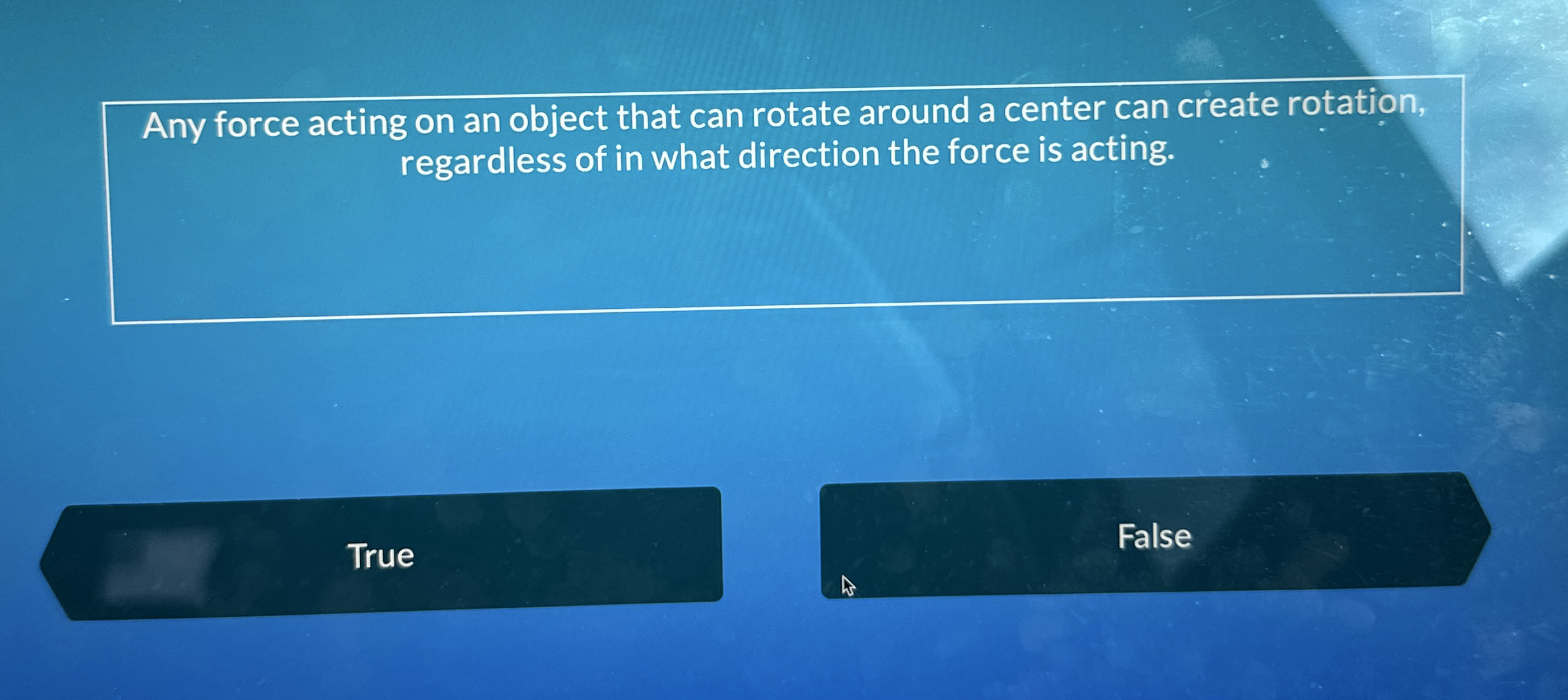 Solved Any force acting on an object that can rotate around | Chegg.com