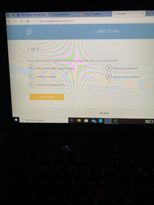Solved B O Home - Socrative 88 Socrative O Site OVL.245 | Chegg.com