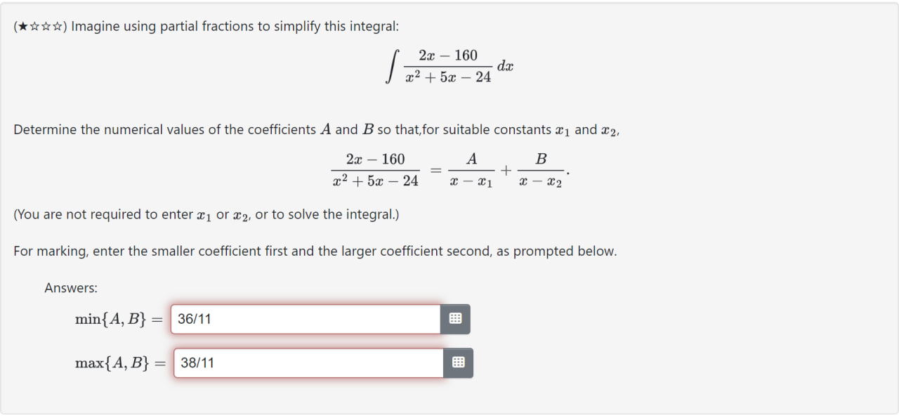 Solved Imagine using partial fractions to simplify this | Chegg.com
