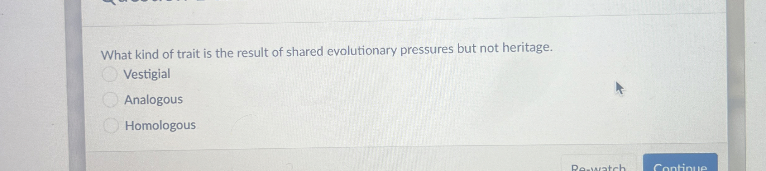 Solved What kind of trait is the result of shared | Chegg.com