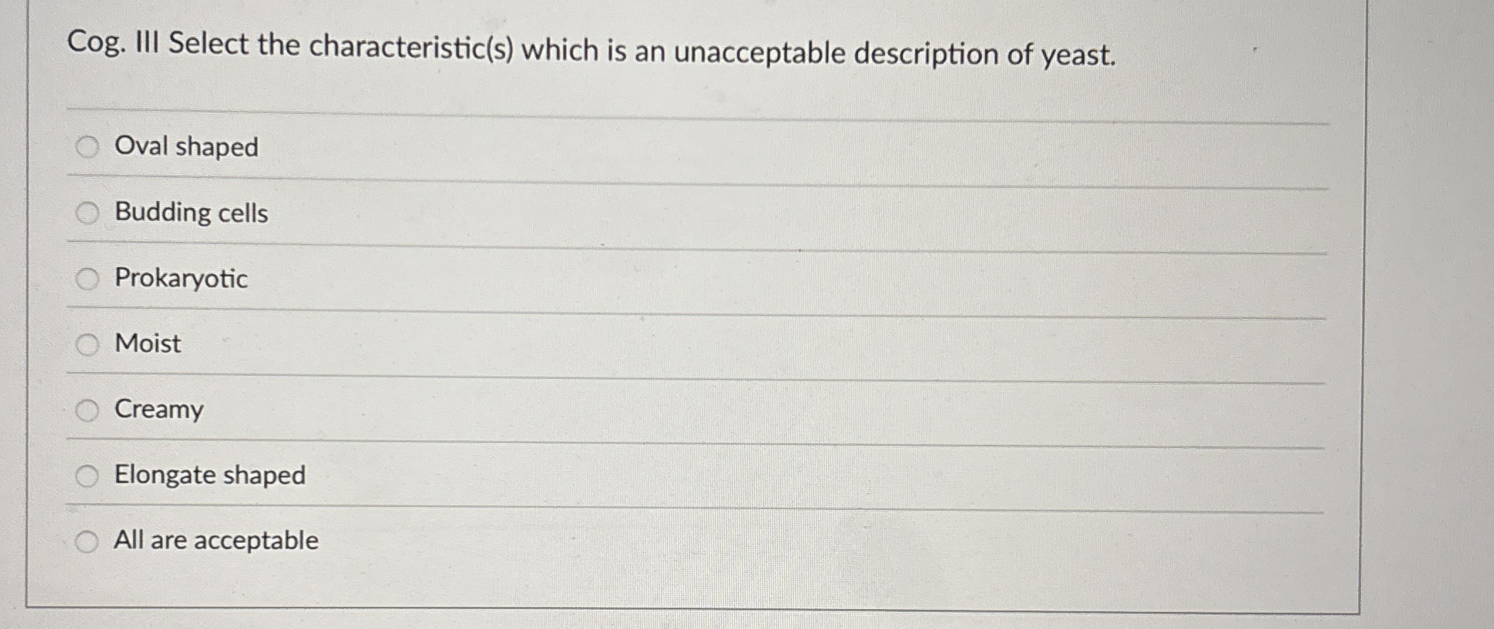 Solved Select the characteristic(s) ﻿which is an | Chegg.com