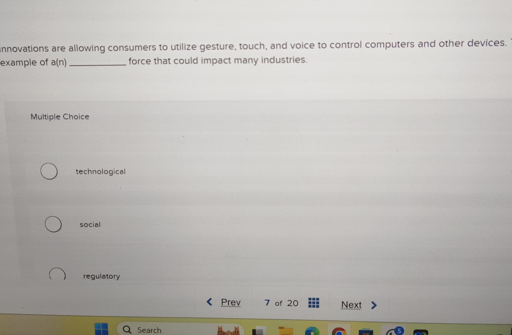 nnovations are allowing consumers to utilize gesture, | Chegg.com