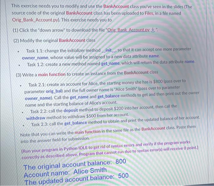 Solved This exercise needs you to modify and use the | Chegg.com