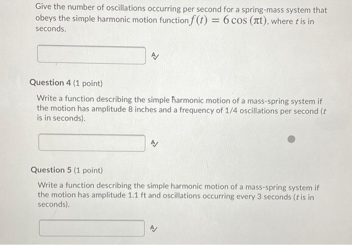 Solved Give the number of oscillations occurring per second | Chegg.com